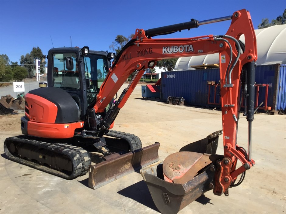 Kubota U55 - 4 Hydraulic Excavator Auction (0003-3028703) | Grays Australia