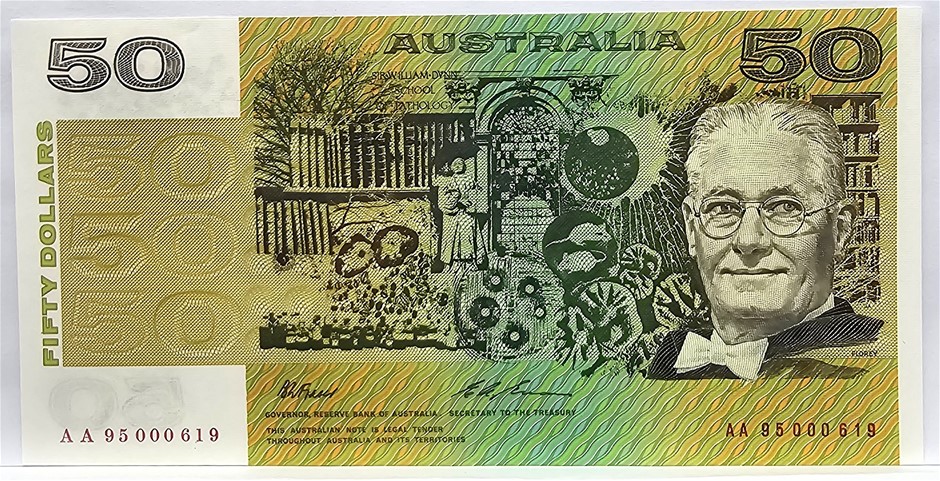 AA PREFIX LAST AUSTRALIAN $50 PAPER BANKNOTE Auction (0001-2559173 ...