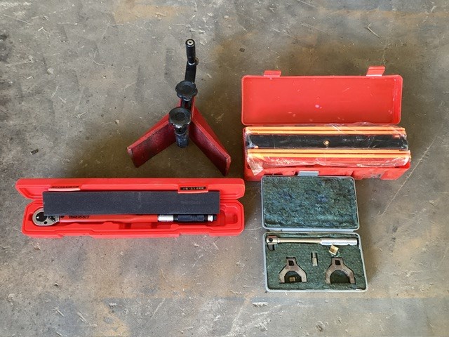 Torque Wrench, Pipe Chamferer, Custom Spanner Hazzard Triangle Auction ...