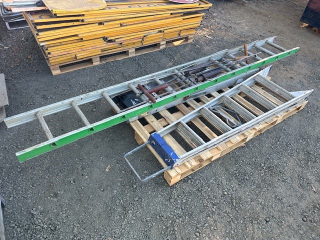 Pallet of Ladders & Probes Auction (0072-9049583) | Grays Australia