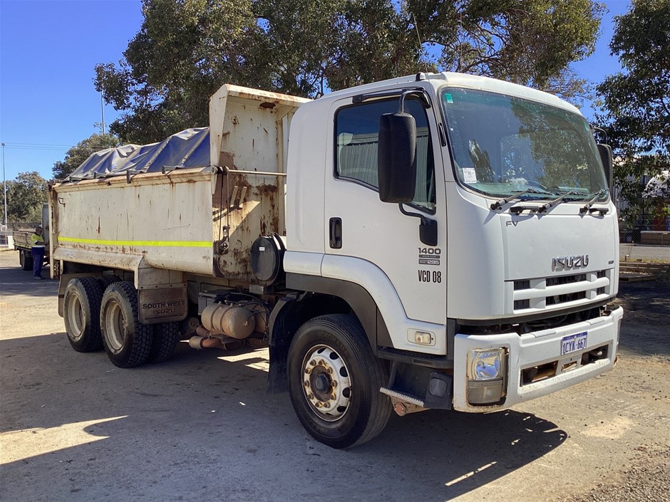 2008 Isuzu 1400 FH FVZ Tri Axle Rigid Tipper Truck Auction (0012 ...