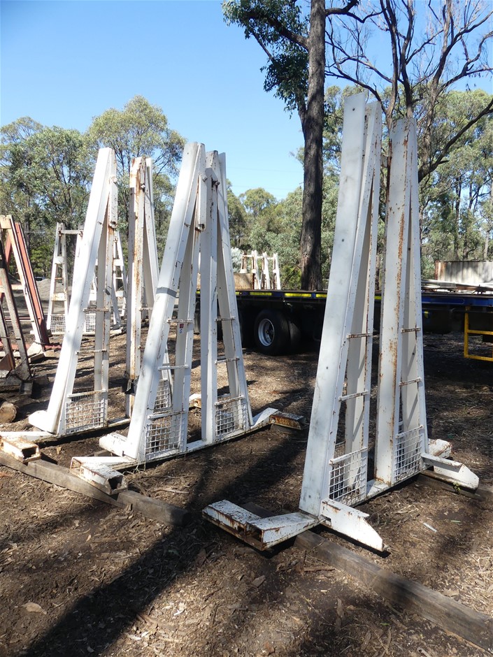 Qty 3 x Truck Transport A Frames For Concrete Panels Auction (0055 ...