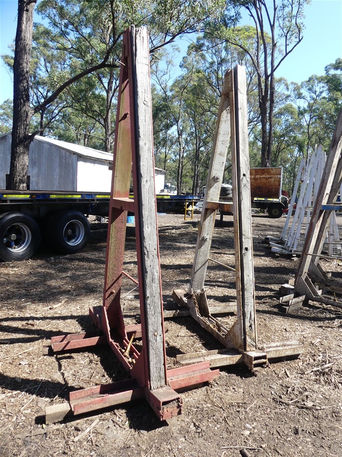 Qty 2 x Truck Transport A Frames For Concrete Panels Auction (0057 ...