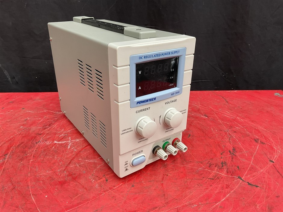 Powertech DC Regulated Power Supply Auction (0016-3028777) | Grays ...