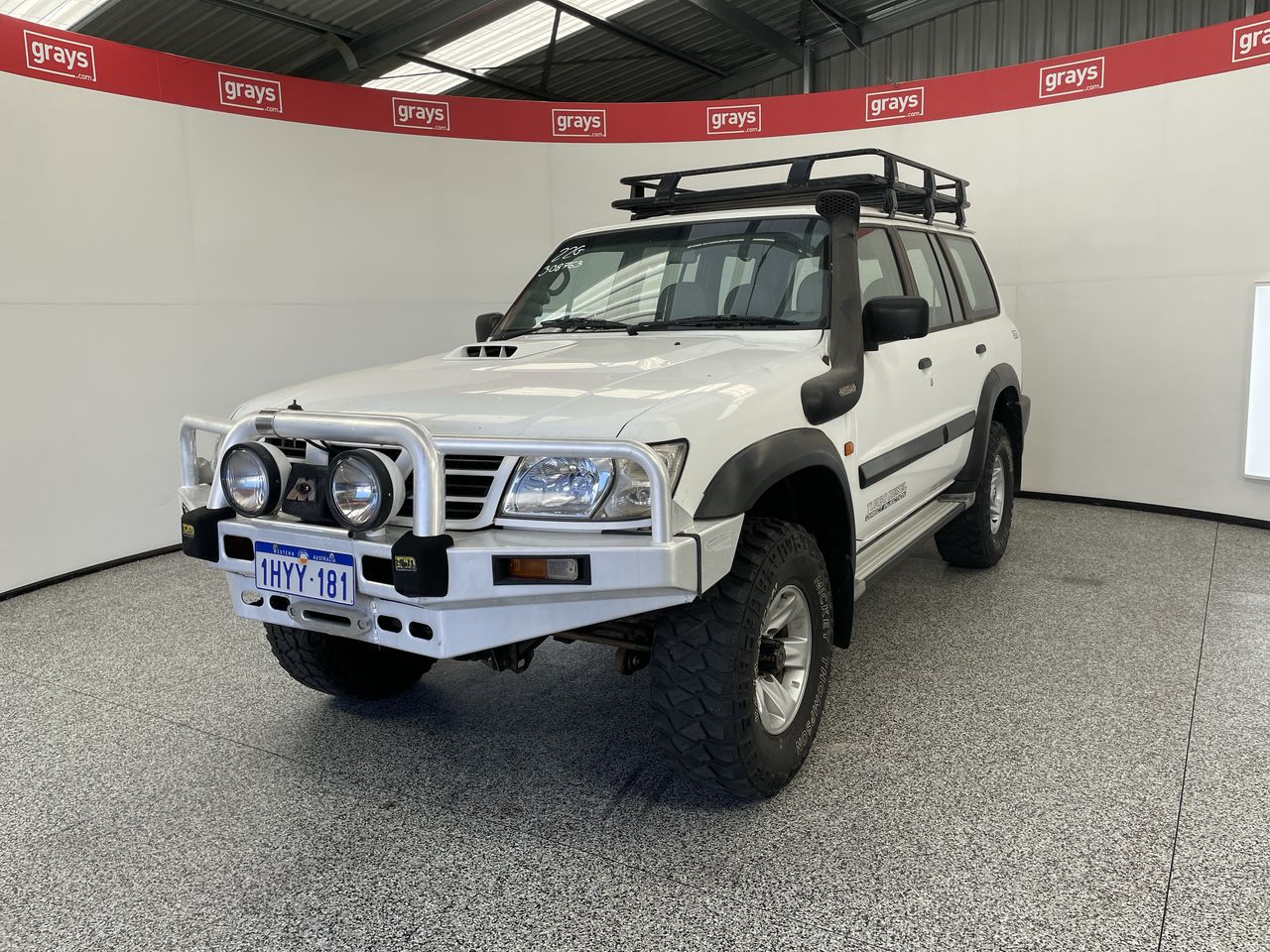 2002 Nissan Patrol ST (4x4) GU II Turbo Diesel Manual Wagon Auction ...