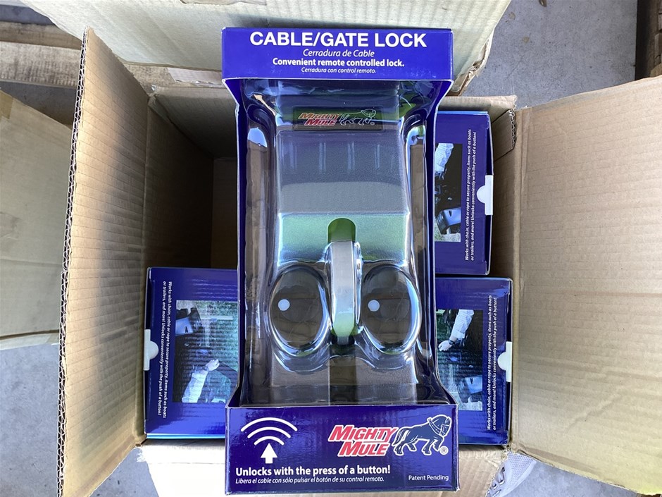 Box of Mighty Mule Cable/Gate Locks Auction (0009-9051344) | Grays ...