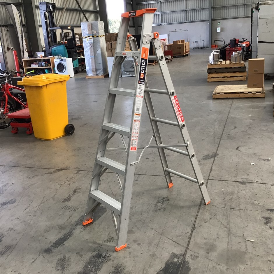 Citeco Dual Purpose Aluminium Ladder Auction (0003-3029024) | Grays ...
