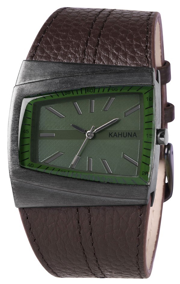 Buy Kahuna Mens Leather Strap Watch - KUS-0066G | Grays Australia
