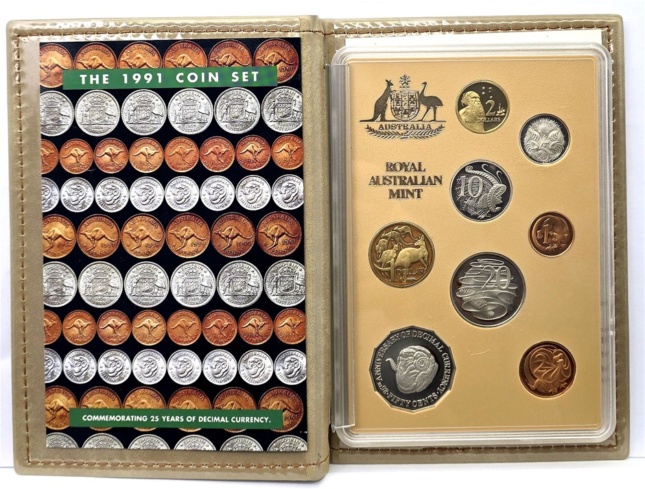 1991 RAM PROOF COIN SET Auction (0002-2559099) | Grays Australia
