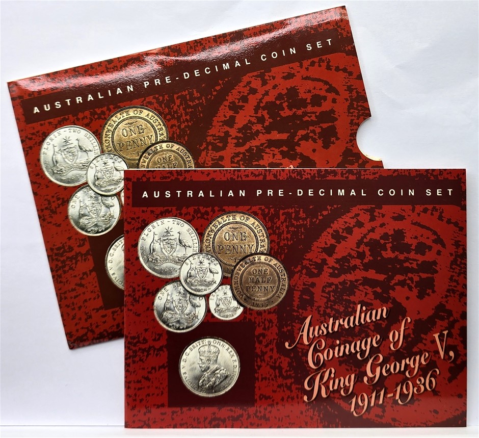 KING GEORGE V COIN SET Auction (0014-2559250) | Grays Australia