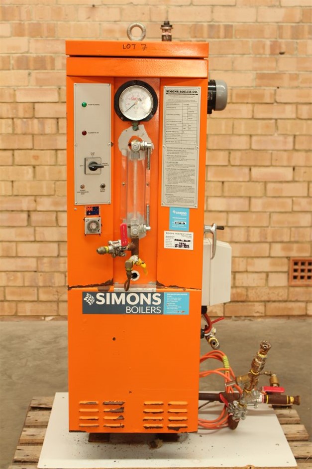 Electric Steam Boiler, "Simons", Model VS300/50 Auction (0007-5056060 ...