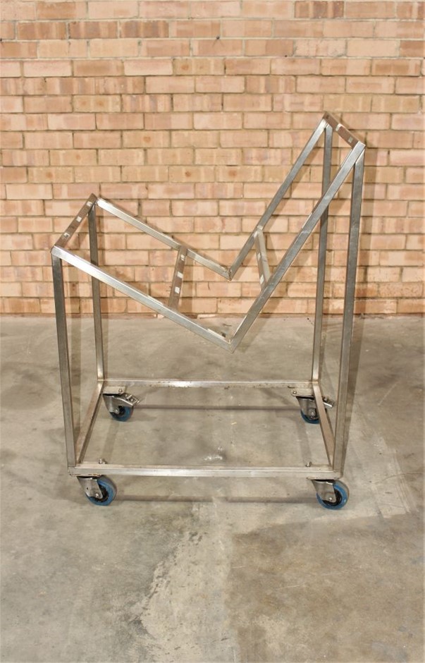 Stainless Steel Mobile Trolley for Boxes and Sheets Auction (0044 ...
