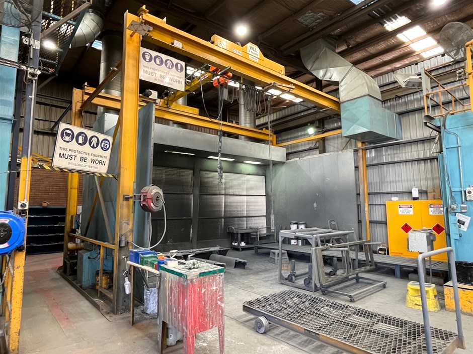 Powder Coating Paint Line Auction (0001-3029165) | Grays Australia