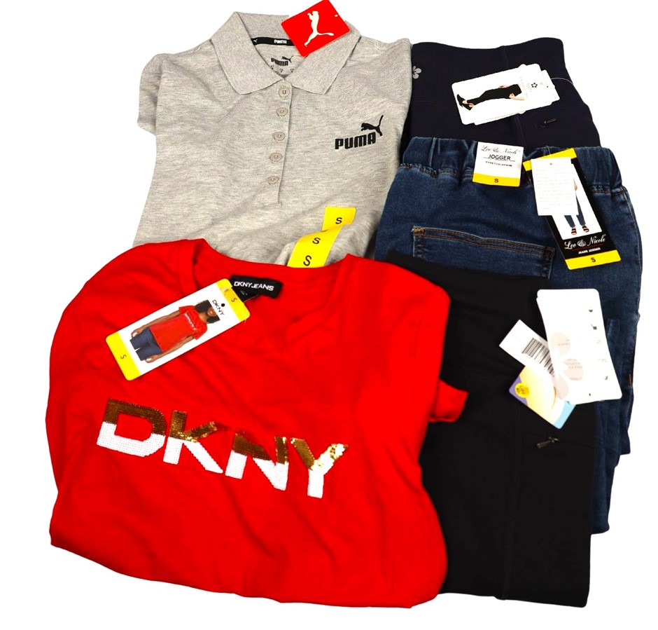 5 x Women's Mixed Clothing, Size S, Incl: DKNY, PUMA & More, Multi ...