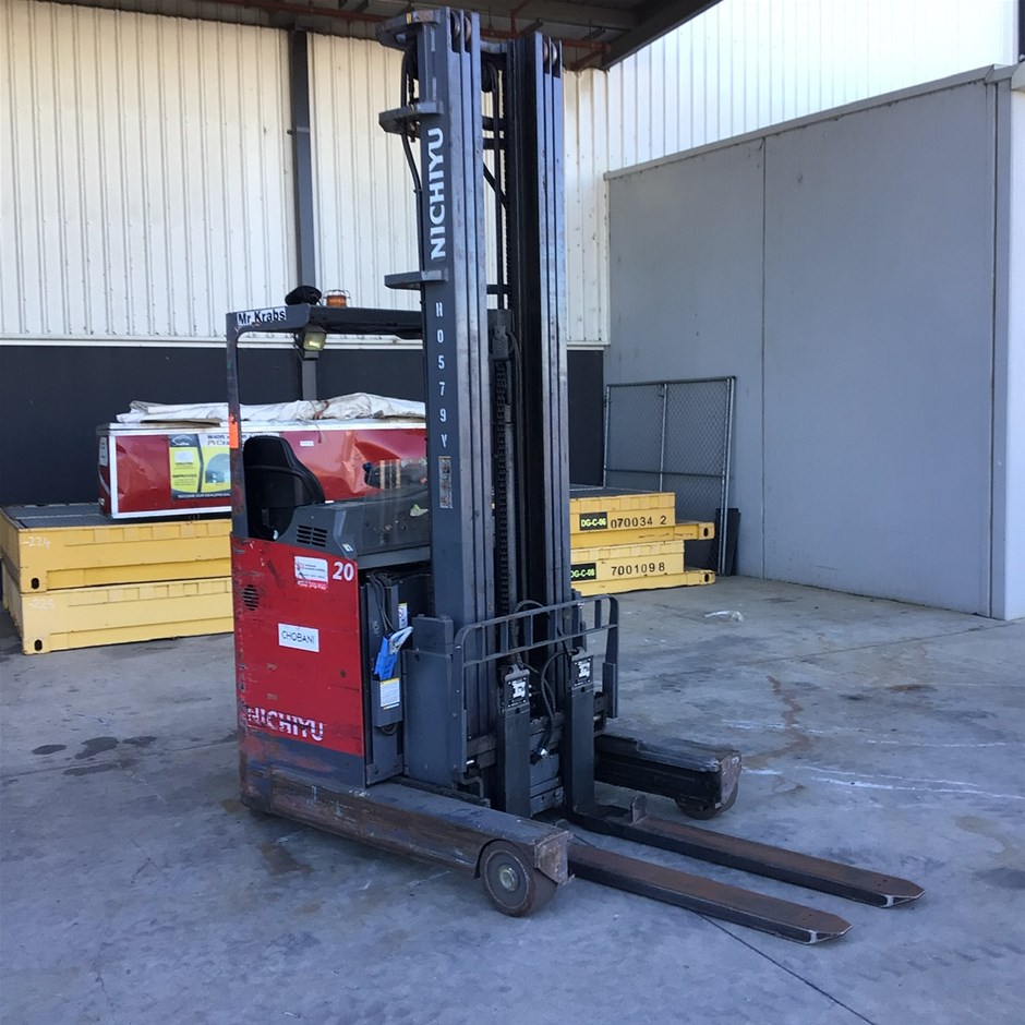 Nichiyu FBRF20-75B-750MSF Reach Forklift Auction (0004-3028981) | Grays ...