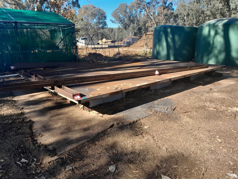 Steel Concrete Lid Pouring Table, 6m meters long , 4.2m wide Auction ...