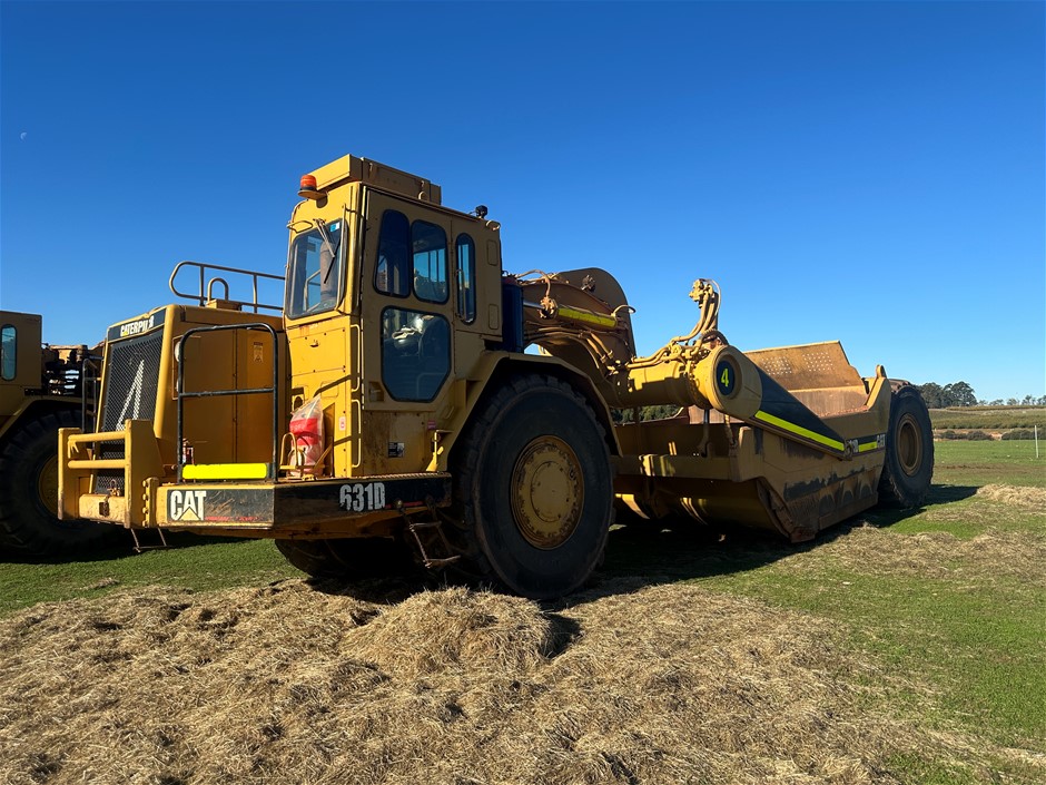 Caterpillar 631D Mobile Scraper (Open Bowl) Auction (0026-9050928 ...