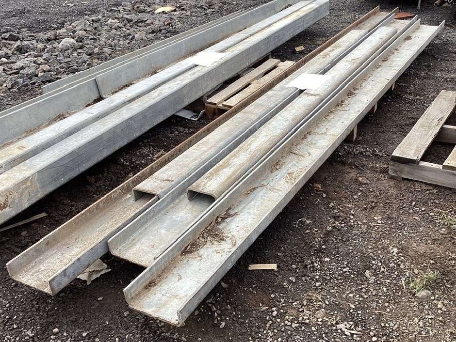 Bundle of Galvanised Steel U Beams Auction (0005-3029172) | Grays Australia