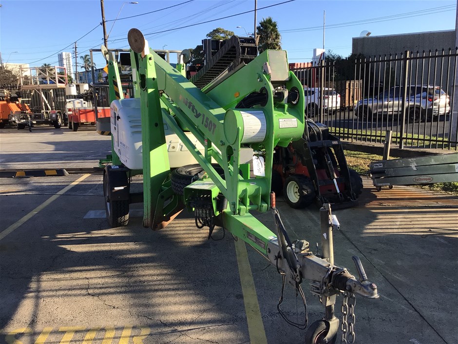 2017 Nifty 150T Single Boom Lift Trailer Auction (0012-5056690) | Grays ...