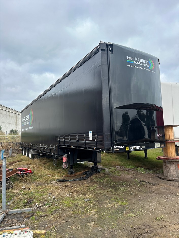 2022 Tiger Semi Trailers ST3 Triaxle Curtainsider Trailer Auction (0003 ...