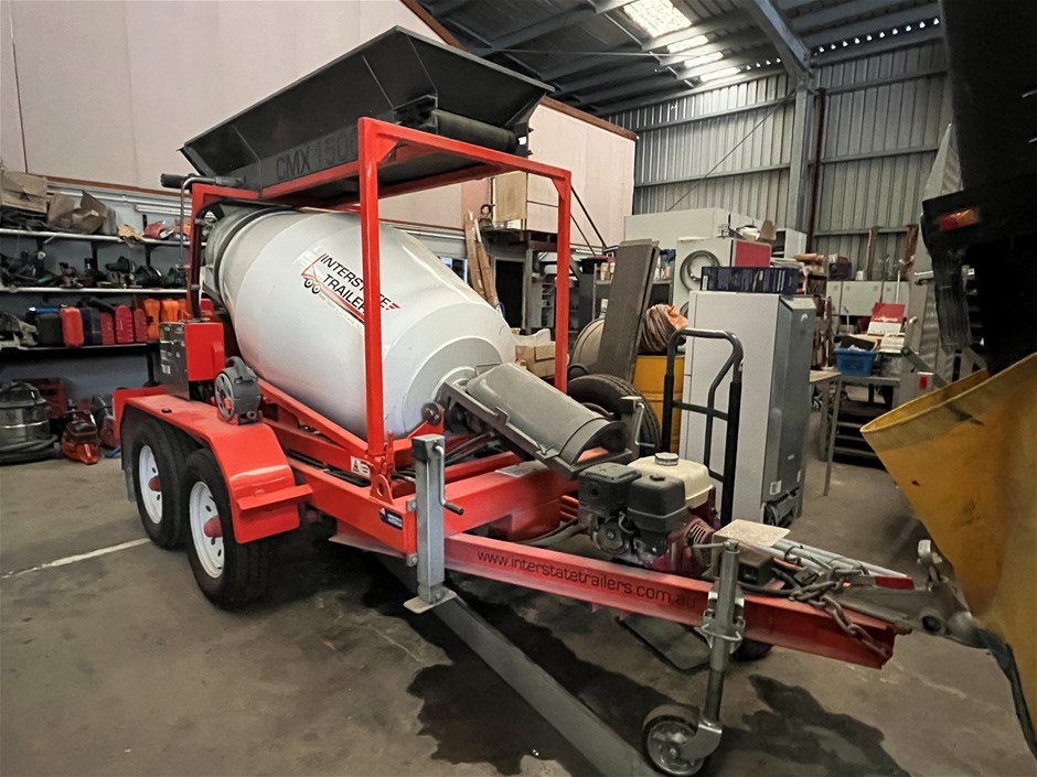 2022 Tecniweld Mini Concrete Mixer CMX1500 Tandem Service Trailer ...