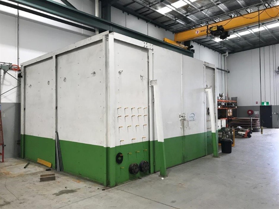 1x Steel and Timber Vessel Pressure Test Enclosure Auction (0029 ...