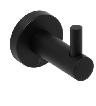 Lot of 5 Matte Black ROUND Robe Hook Auction (0011-2562226) | Grays ...