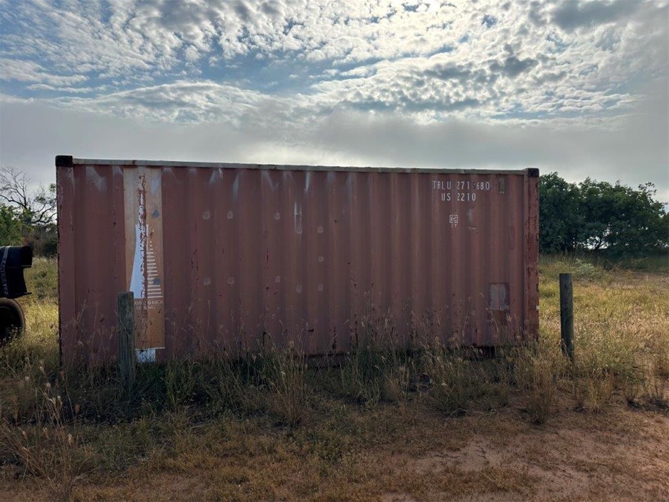20Ft Sea Container Brown (TRLU 2715680) Auction (0009-9051090) | Grays ...