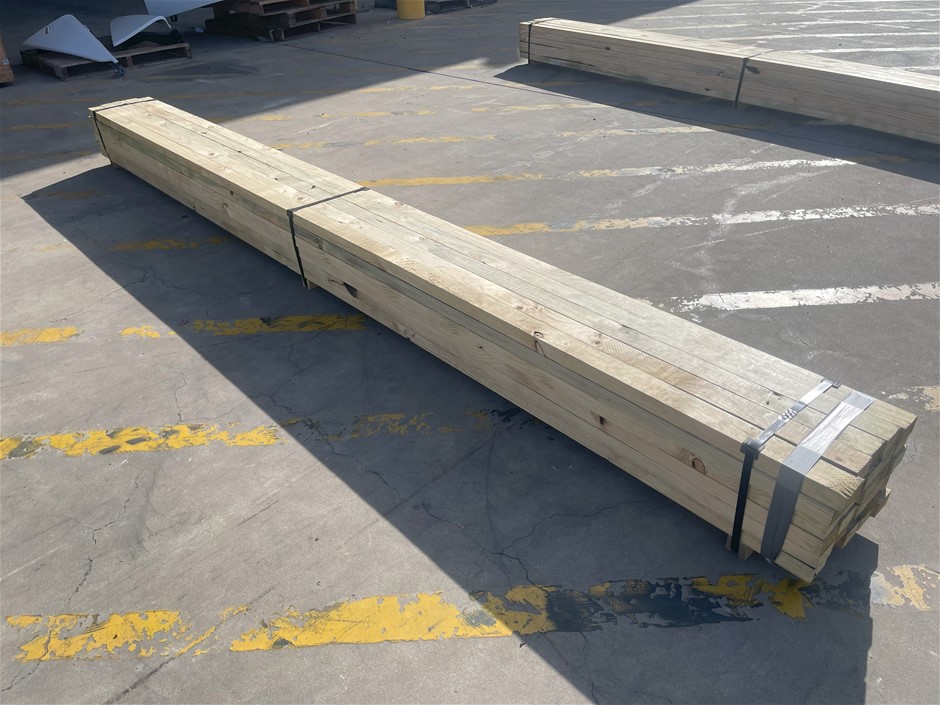 70mm x 45mm x 4200mm Treated Pine Pack, Qty x 30 Pcs Auction (0032 ...
