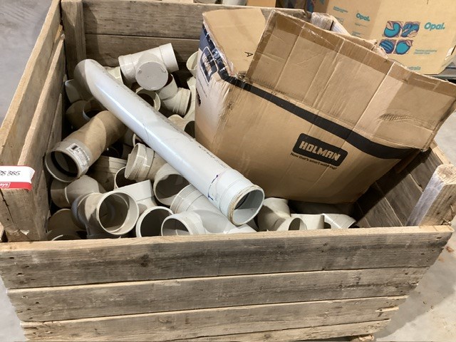 100mm Assorted PVC Fittings,Crate Of Auction (0059-3029323) | Grays ...