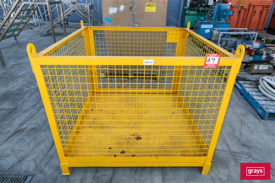 East & West Engineering CSP4 Heavy Duty Goods Lifting Cage Auction ...