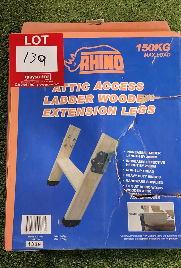 Rhino Attic Access Ladder Auction (0139-5056652) | Grays Australia