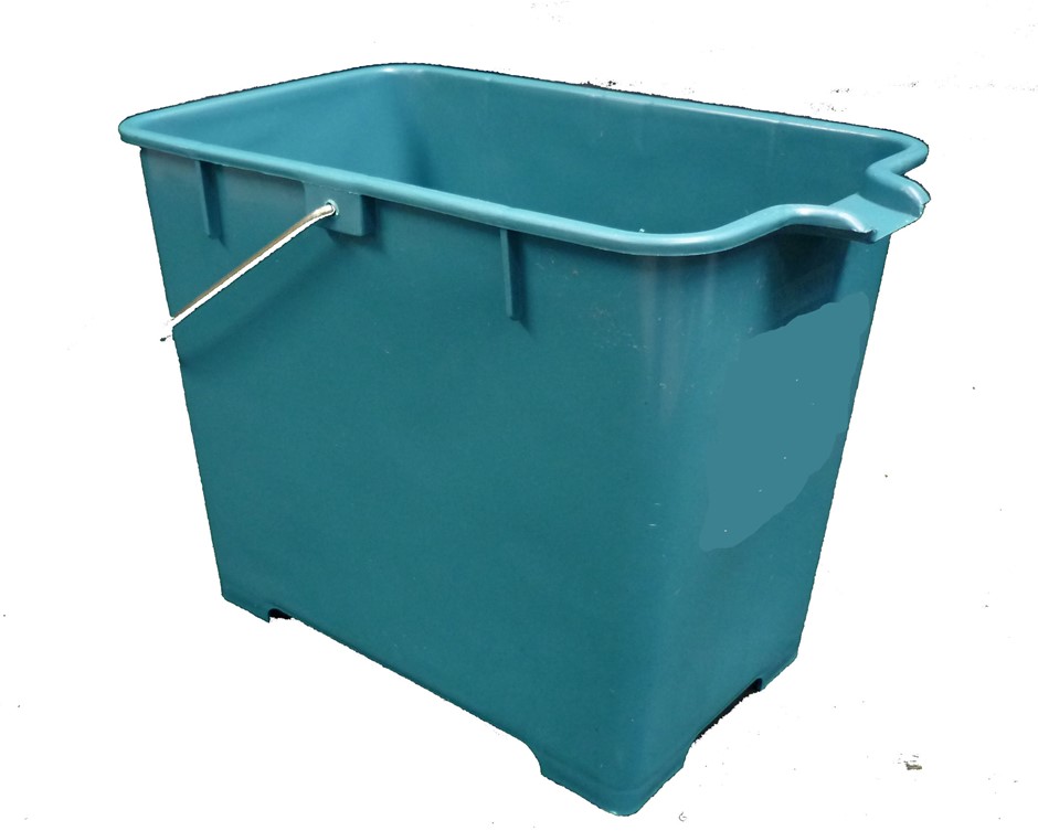 13 x 9L Plastc Mop Bucket with Wire Handle Brand New Auction (0014 ...