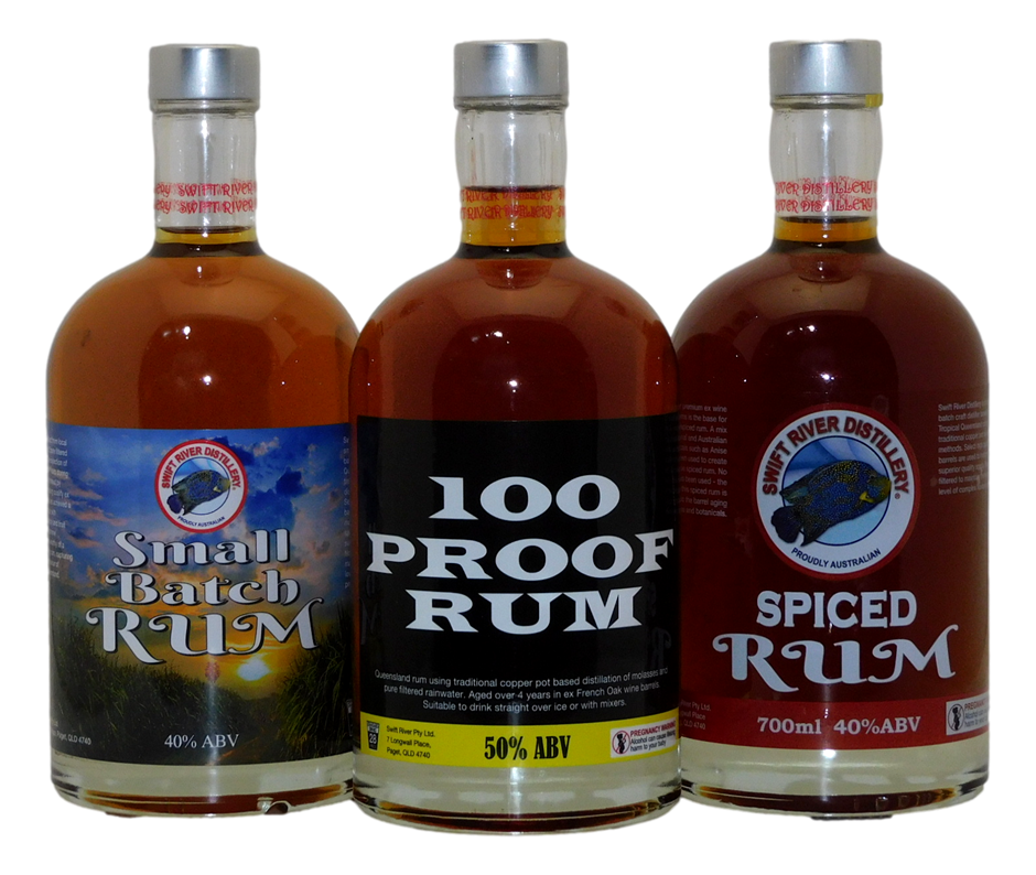 Swift River Rum Pack (3x 700mL), AUS. Auction (0058-10731820) | Grays ...