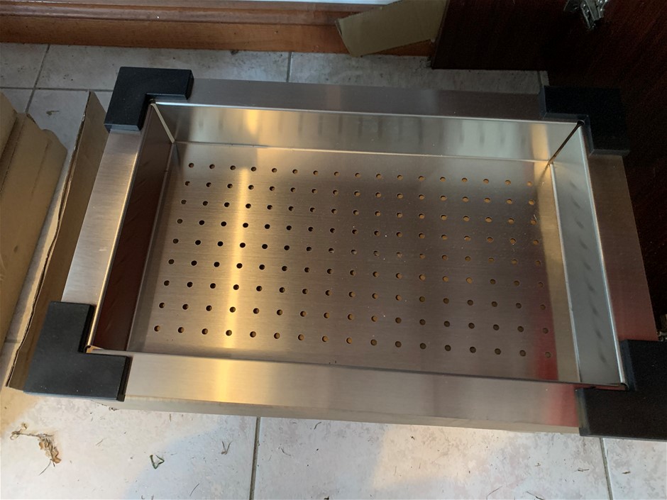 3 x Stainless Steel Sink Trays - Rectangular Auction (0141-3029200 ...