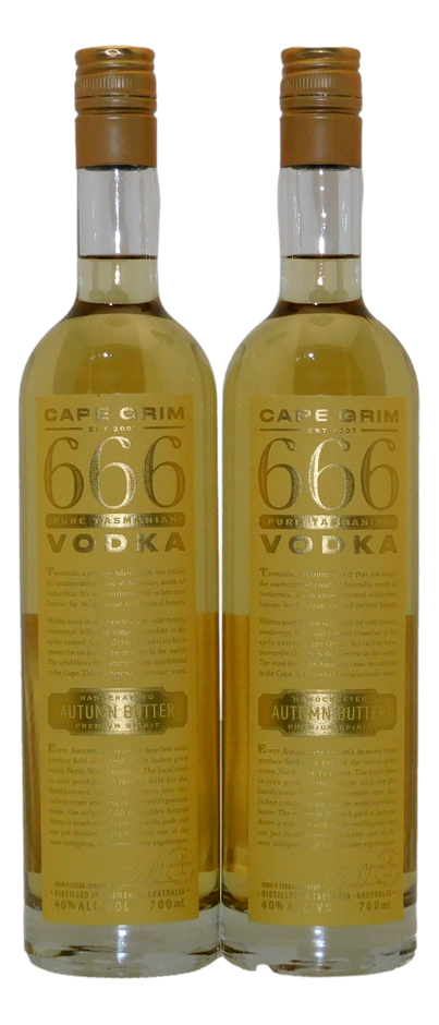 Cape Grim 666 Vodka Autumn Butter (2x 700mL) TAS Auction (0041-10729339 ...