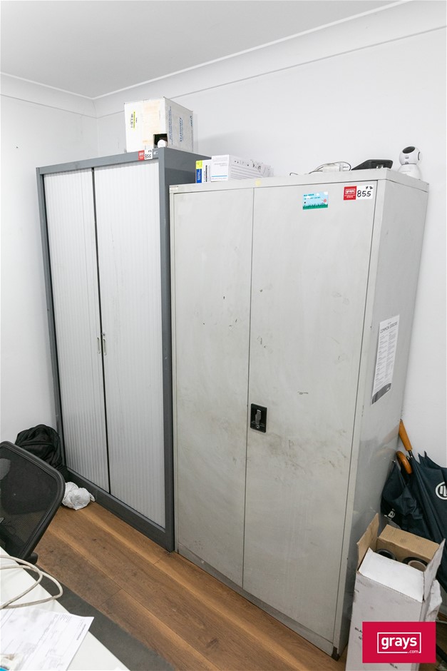 2x Assorted office Storage Cabinets Auction (0855-5056695) | Grays ...