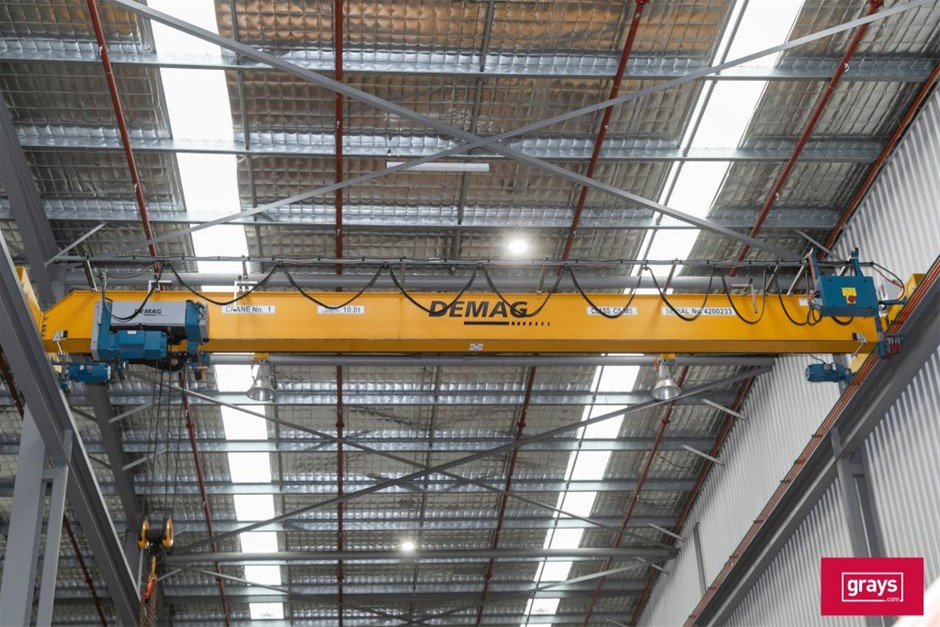 2008 DEMAG C5/M5 10T Overhead Gantry Crane Bridge Auction (0001-5056694 ...