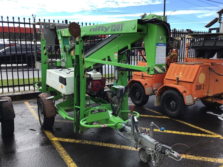 2016 Nifty 120T Single Boom Lift Trailer Auction (0026-5057019) | Grays ...