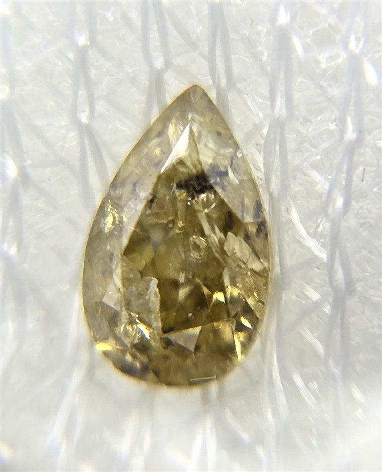 CERTIFIED NATURAL FANCY GREENISH YELLOW DIAMOND Auction (0011-2560226) | Grays Australia