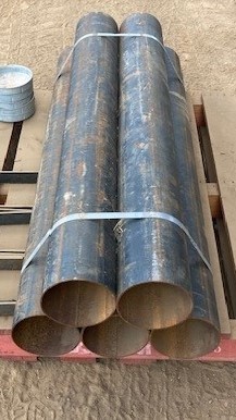 5x Steel Pipe - 150mm ID, 1300mmL, 3mm Thick (ROMA) Auction (0023 ...