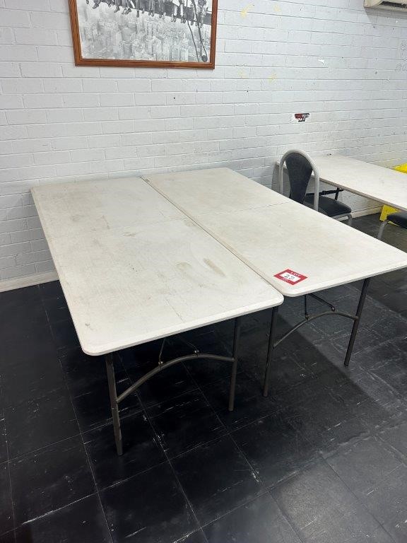 Pair of Lifetime Folding Tables Auction (0079-3029408) | Grays Australia