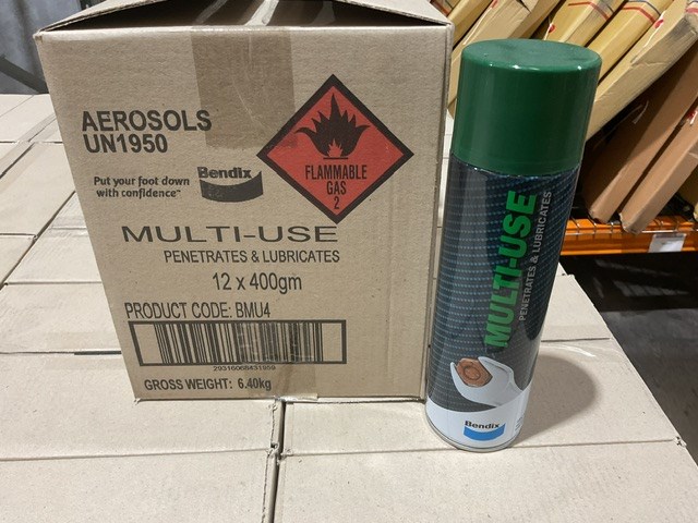 Pallet Containing 68 Boxes Of Bendix Multi-use Spray Cans Auction (0045 ...