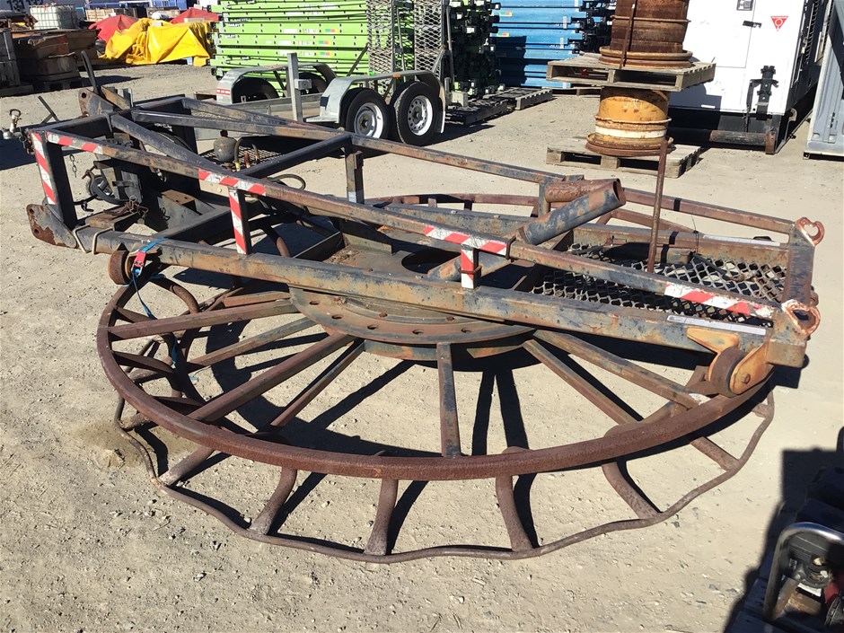 3 point linkage cable reeler fitted with Hydraulic pump Auction (0014 ...