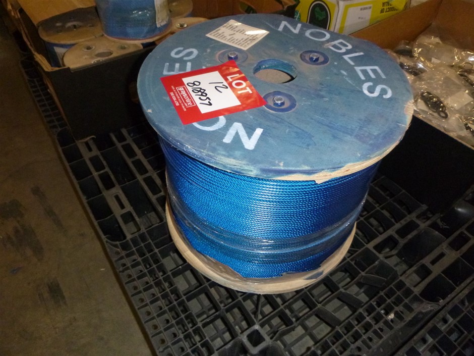 Blue PVC Coated Wire-Sppol Auction (0184-8018789) | Grays Australia