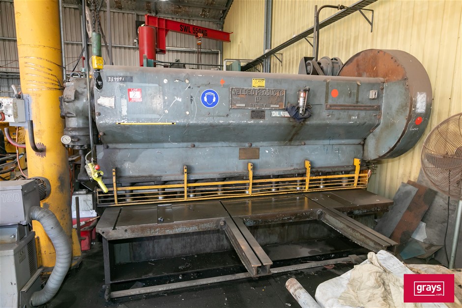 Welded Products 223A Fly Wheel Guillotine Auction (0002-5056747 ...