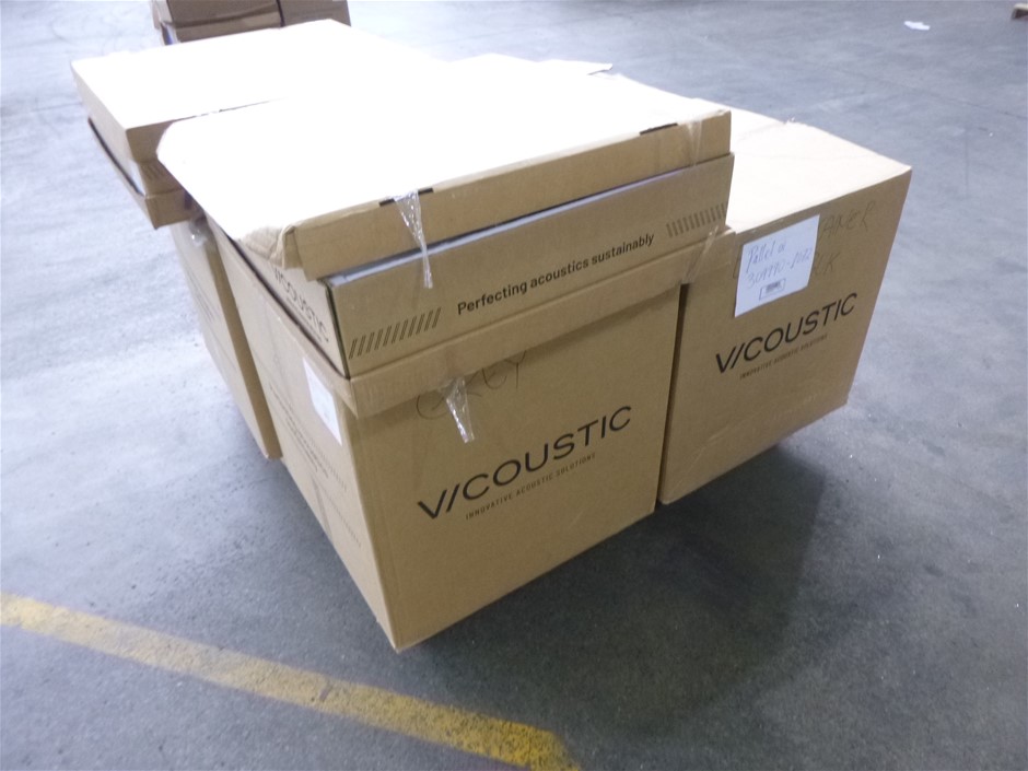 Pallet Of Assorted V Acoustic Sound Absorption Wall & Corner Mount ...