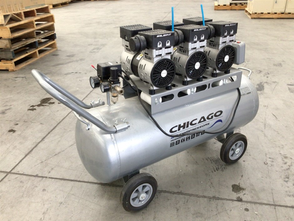 Chicago Air Hush 100 Compressor Auction (0002-3029511) | Grays Australia