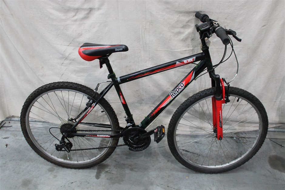 Black, Red and Green Repco Mountain Bike Auction (0017-9052439) | Grays Australia