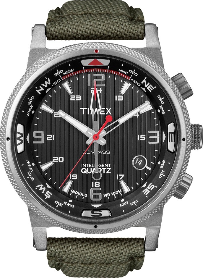Buy Timex Intelligent Quartz Mens Compass Watch - T2N726 | Grays Australia